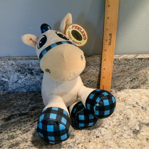 Goffa | Toys | Goffa Funland Derby Winner Horse Plush Stuffed Animal ...